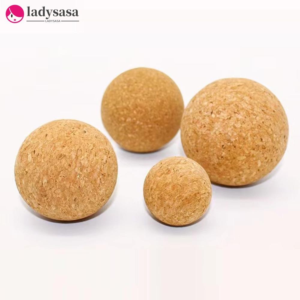 Ladysasa Cork Massage Ball Back Massage Foot Massager Yoga Ball Tension ...