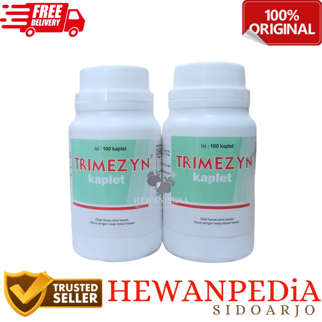 TRIMEZYN CAPLET 100 CAPSULES Hewanpedia - Cold Medicine Snoring Pulorum ...