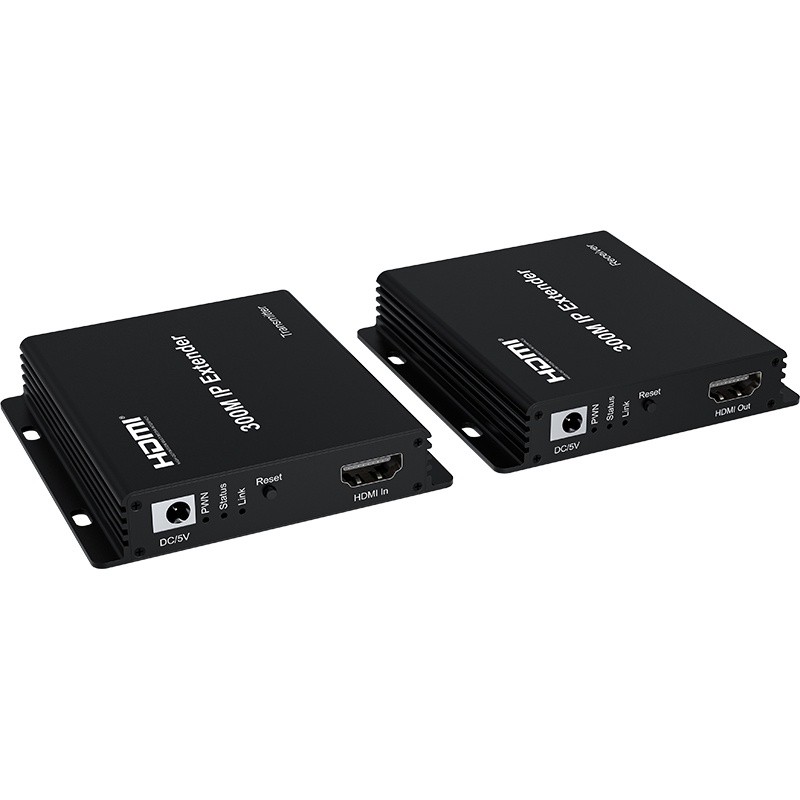 300M HDMI Extender over IP RJ45 Cat6 Cable 1080P HDMI to Ethernet ...