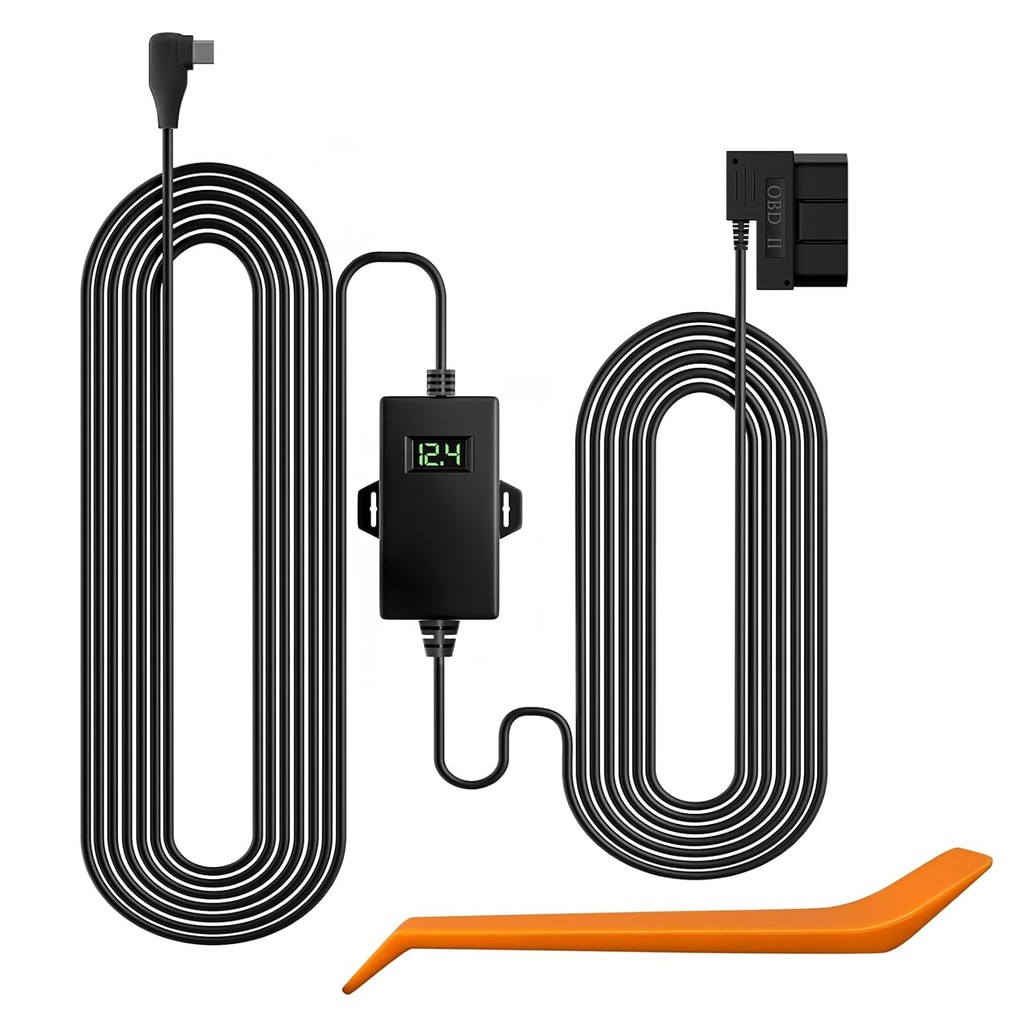 WOLFBOX USB C Hardwire Kit OBD, Hard Wire Car Charger Cable Kit 12V-24V ...