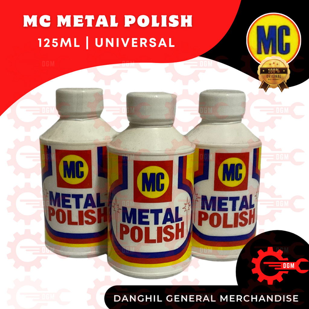 MC Metal Polish 125mL – High-Shine Formula for Restoring Metal Surfaces ...