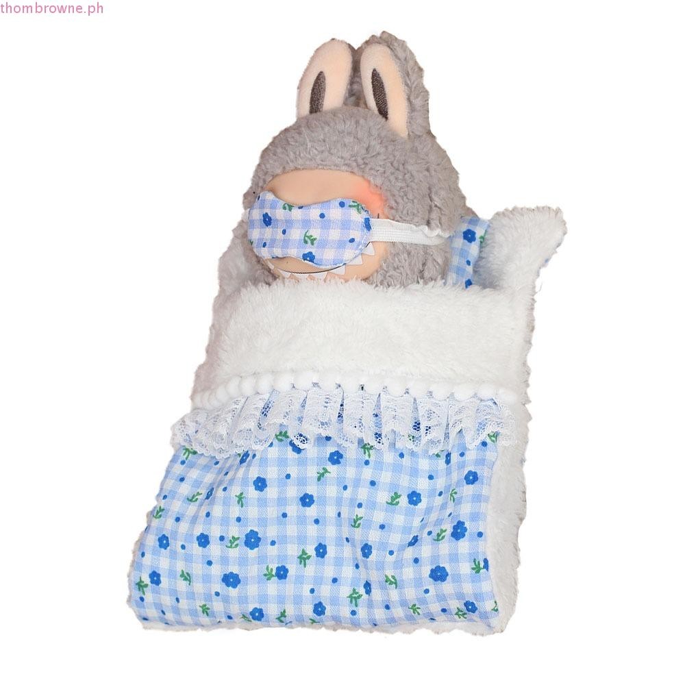 THOMBROWNE Labubu Doll Clothes, Pajamas Pillow Labubu Doll Sleeping Bag ...