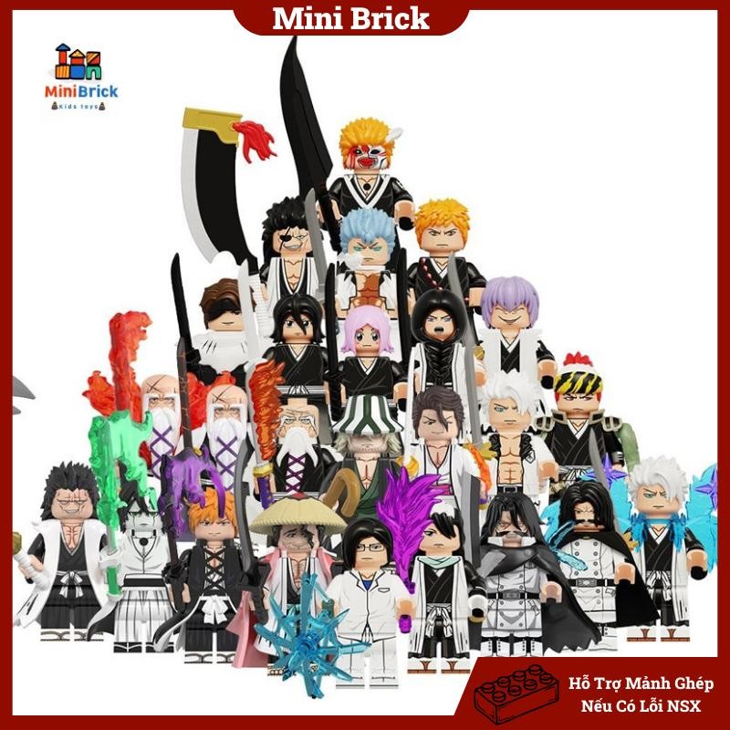 Compilation of Bleach Assembly Model Minifigures anime manga Bleach ...