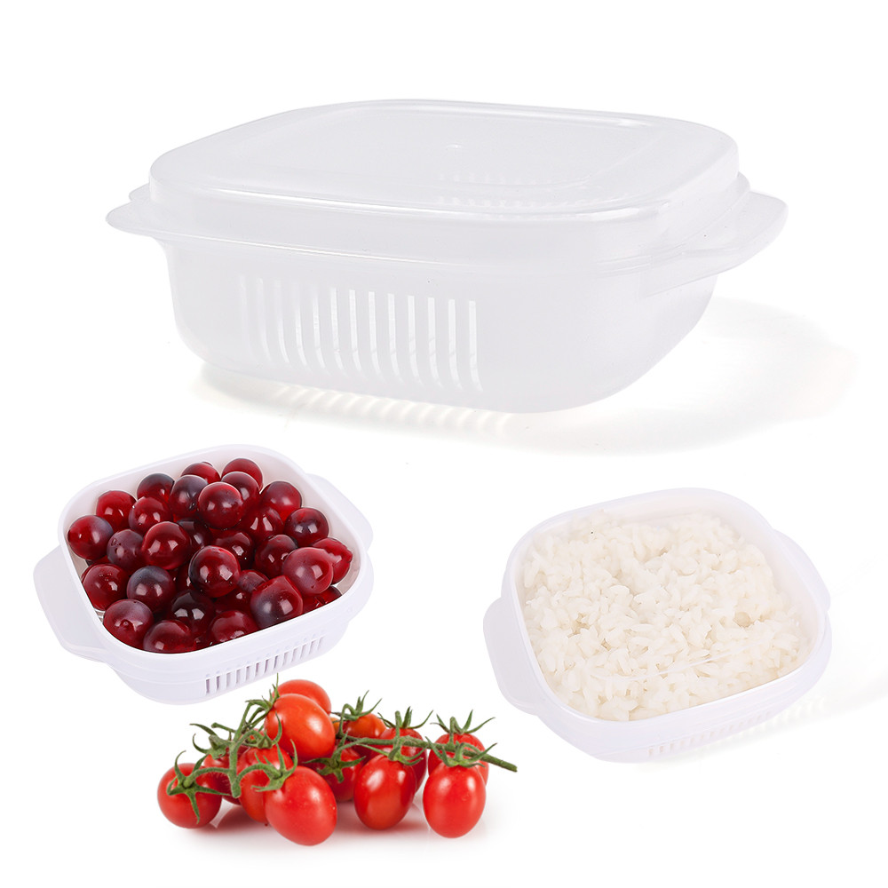 Kitchen Container Fresh-keeping Box Heated Microwave Oven Vegetable ...