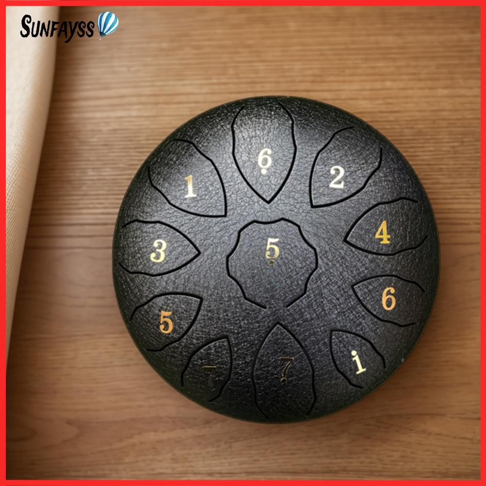[Sunfayss.ph] 8 Inch 11 Notes Steel Tongue Drum F Key Handpan Drum ...
