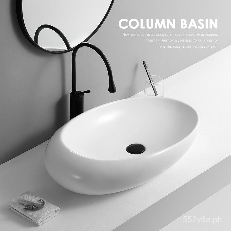 Northern European-Style Ceramic Table Basin Table Wash Basin Single ...