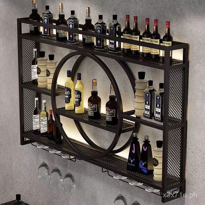 Industrial Style Wine Cabinet Display Rack Bar Restaurant Decoration ...