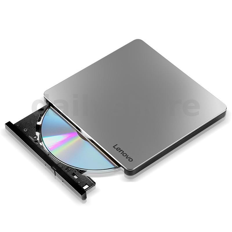 Lenovo DB85 External CD/DVD Drive 2-in-1 Type-C+USB CD DVD RW Drive ...