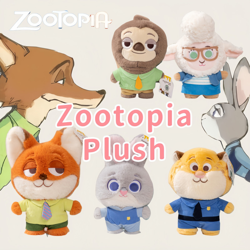 Zootopia Plush Toy Rabbit Judy and Fox Nick Plushie Doll Zootopia ...