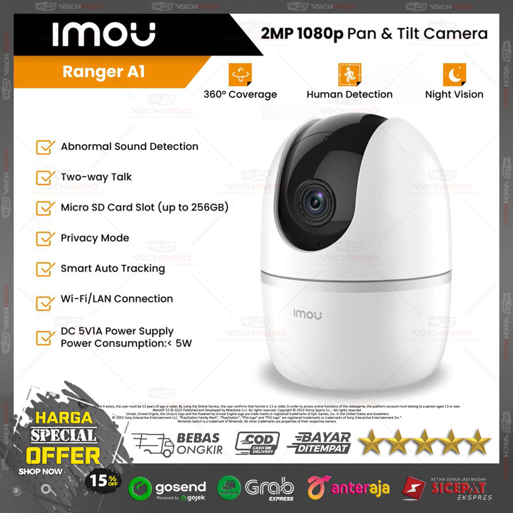 Cctv Imou Ranger A11080P - 360 | Coverage with AI Human Detection ...