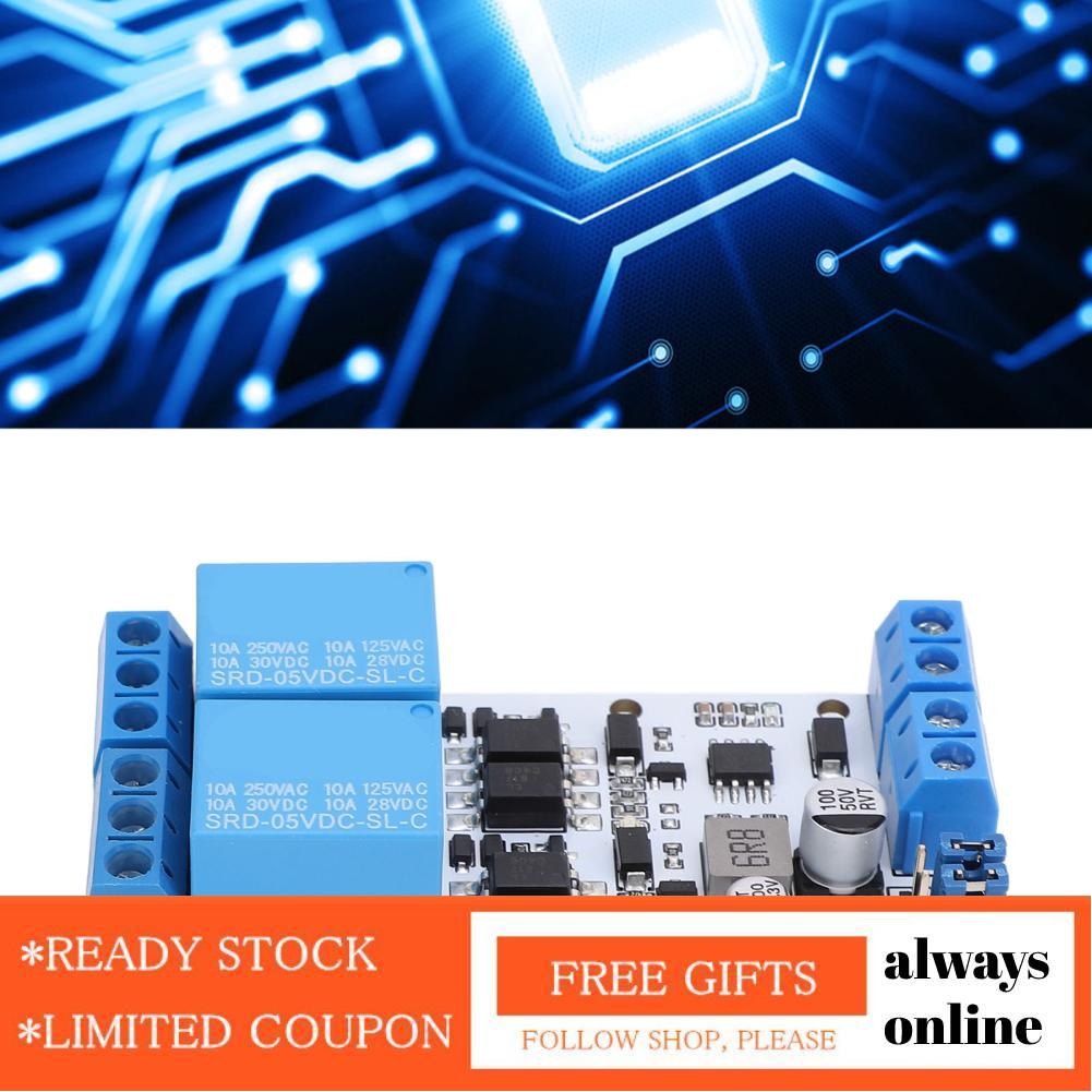 Alwaysonline GPIO Relay Module 2 Channel Strong Driving Ability Current ...