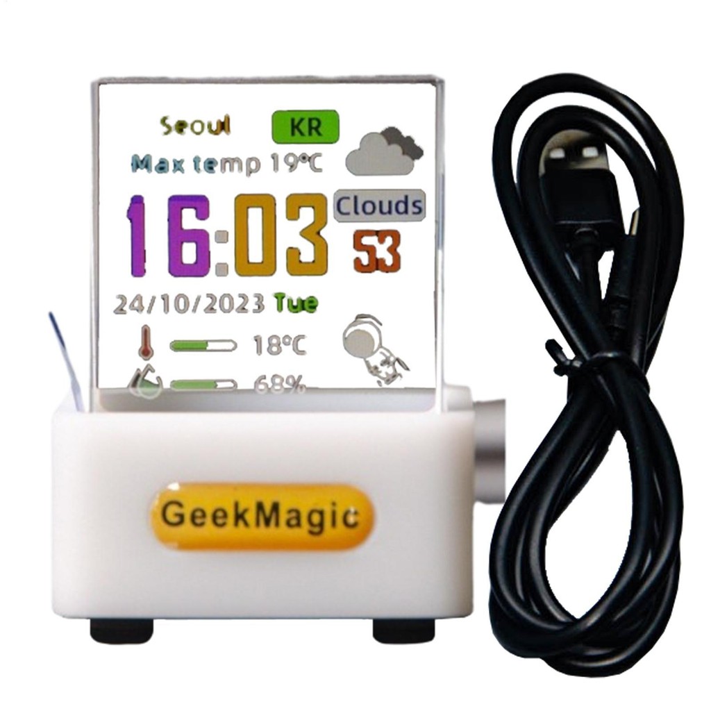 GeekMagic 3D Holographic Display Cube WiFi Anime Hologram Cube ...