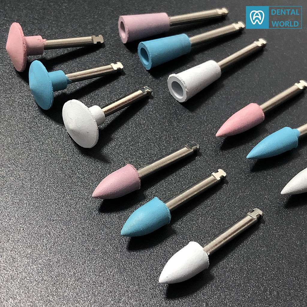 10pcs Dental Silicone Grinding Heads Teeth Polisher for Low speed ...