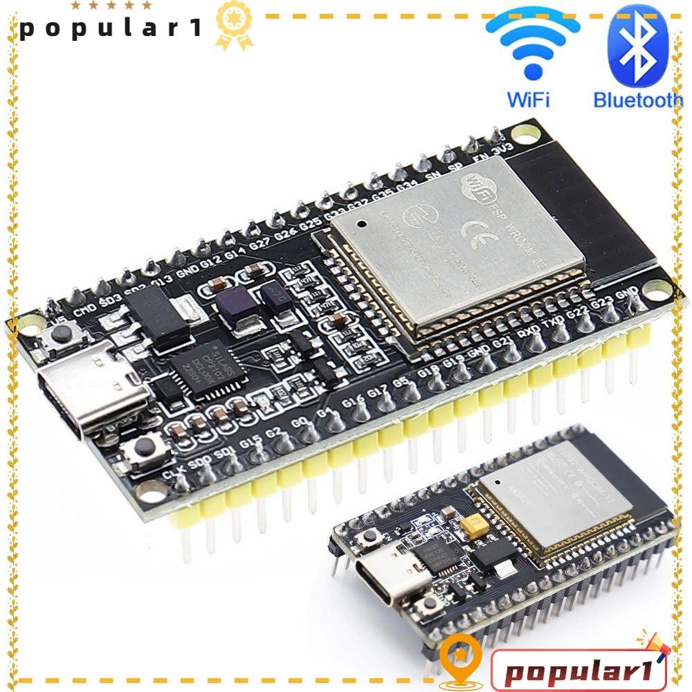 POPULAR ESP32 ESP-32S Development Board, ESP-WROOM-32 Dual-Mode WiFi ...