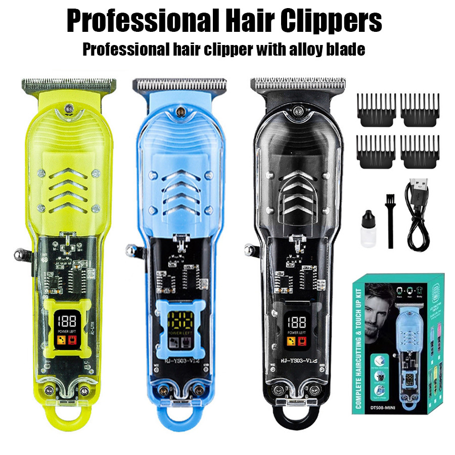 【COD+Quality】Professional Hair Clippers Rechargeable Haircut Razor ...