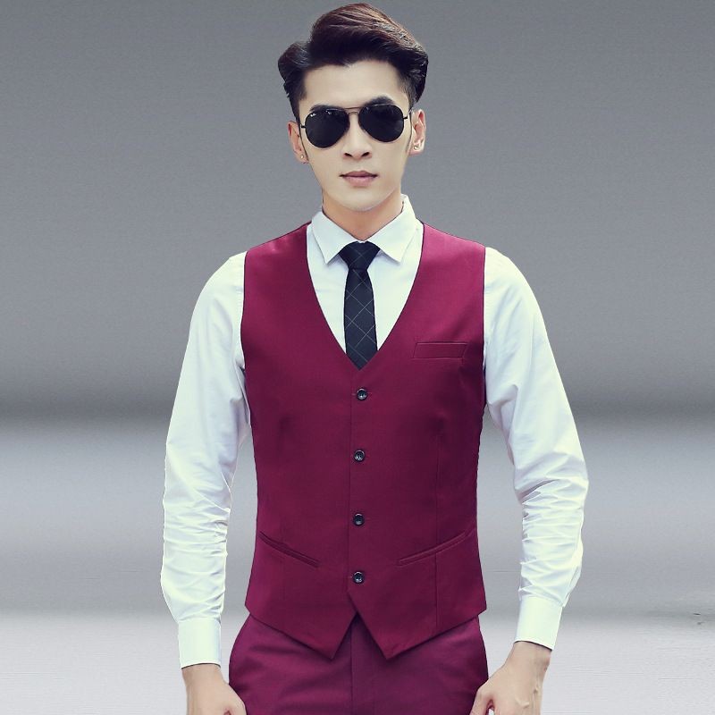 Extra Large Men's Vest Fatty Plus Size Formal Suit Business Suit Vest ...