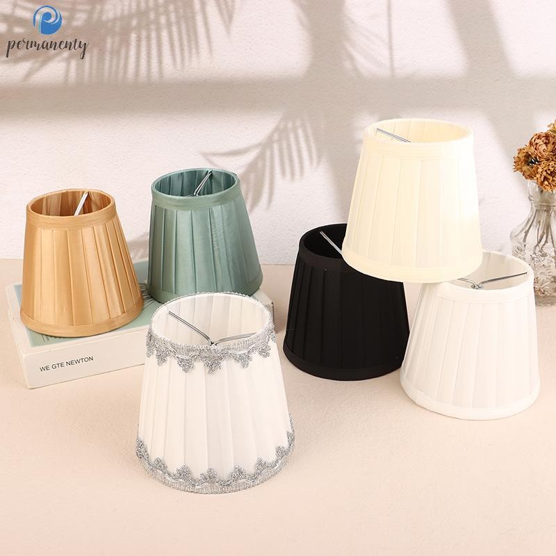 Permanenty Dia 12CM Modern Style Chandelier Fabric Lamp Shade Clip On ...