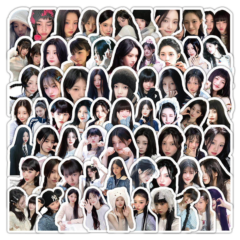 ILLIT Girl Group Sticker Set (100 Sheets) | Removable Y2K Retro Decals ...