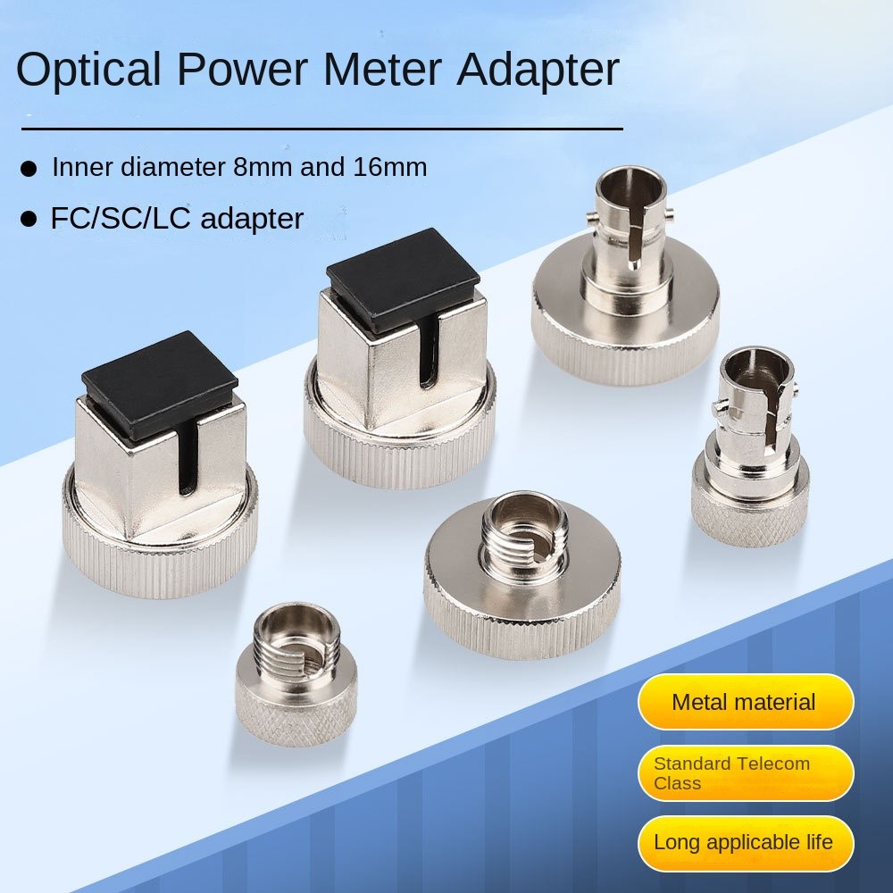 Optical Power Meter Conversion Adapter Coupler SC/ST/ FC Optical Fiber ...