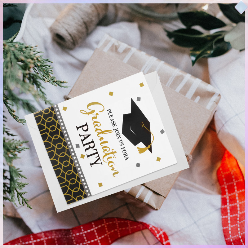 8Pcs Graduation Party Invitations Cards Graduation Ceremony Invitation ...