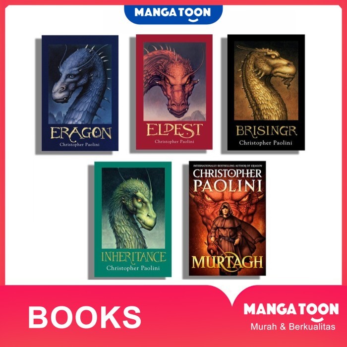 The Inheritance Cycle (5 book series) by Christopher Paolini (English ...