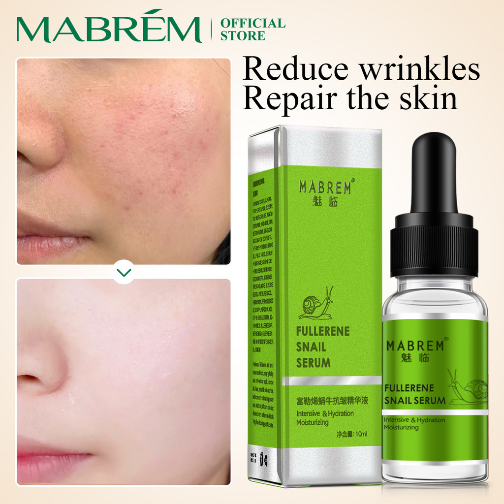 MABREM Fullerenes Snail Essence Serum - Anti-Wrinkle, Firming, and ...
