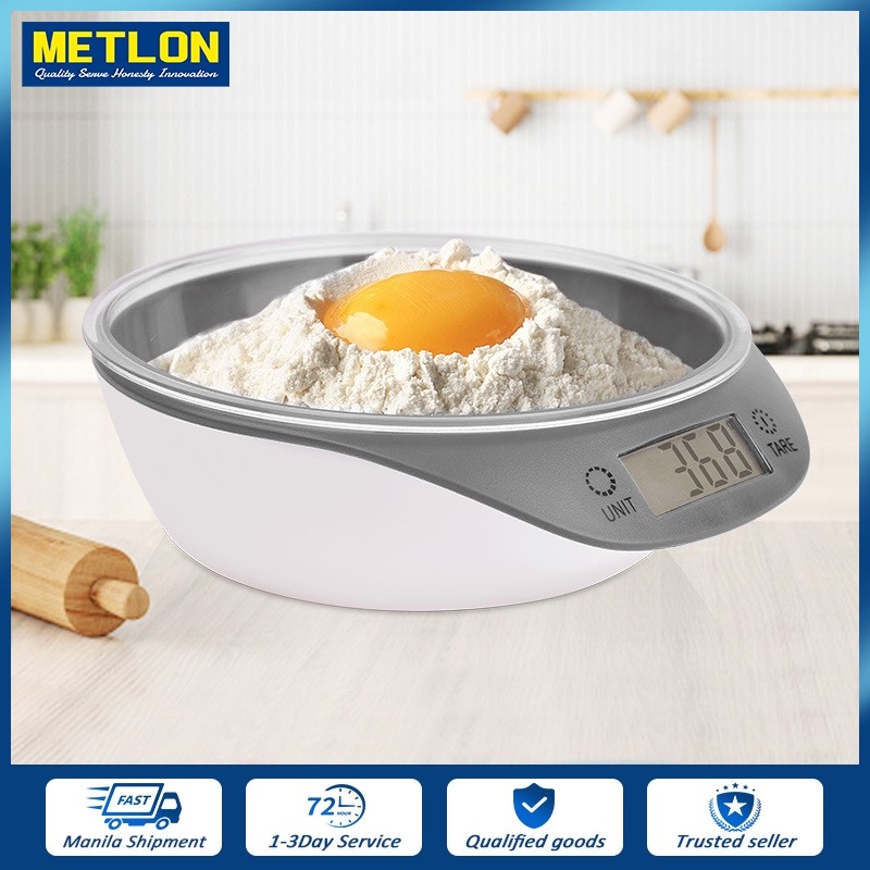 kitchen scale with bowl high-precision Multifunction Electronic Digital ...