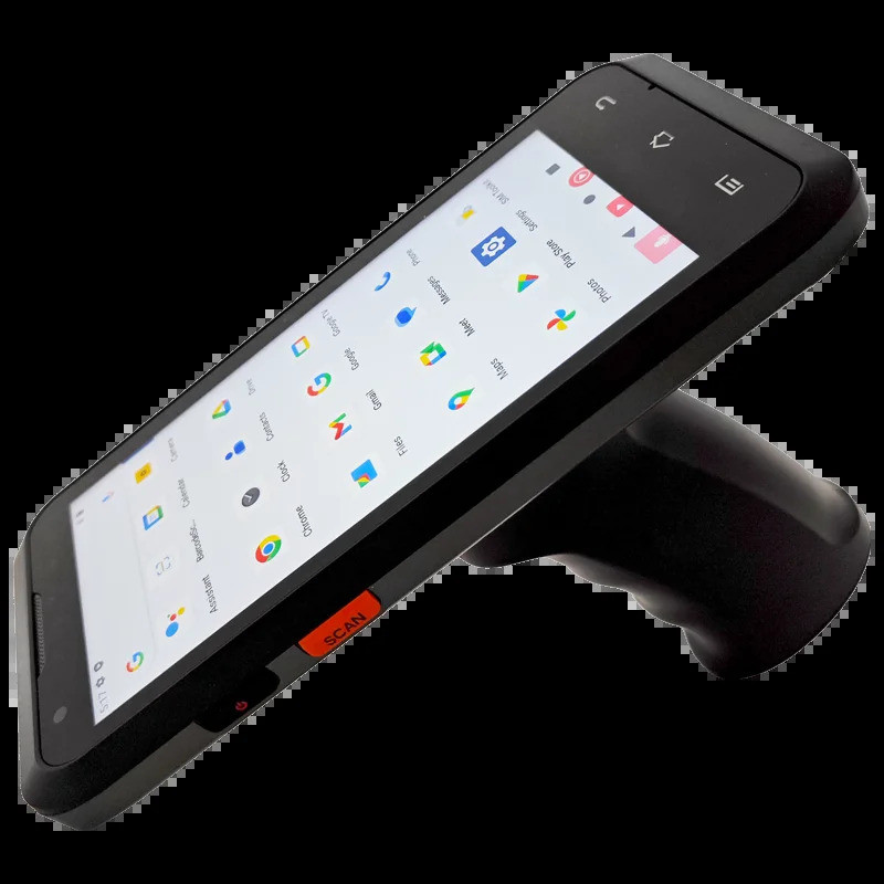 CARIBE PL-55L gun grid portable data collector QR Code industrial barcode scanner Android PDA ...