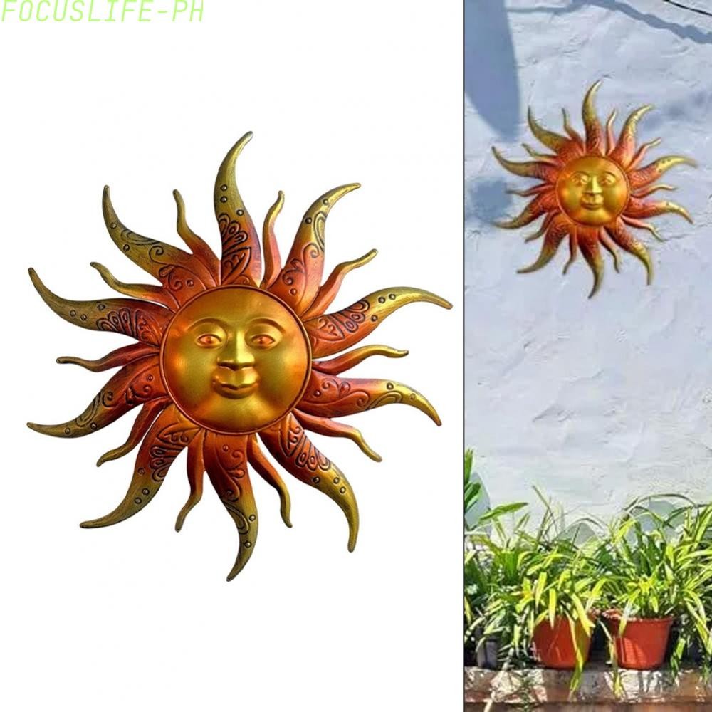 Vintage Style Metal Sun Wall Decor Embrace the Beauty of Life with ...