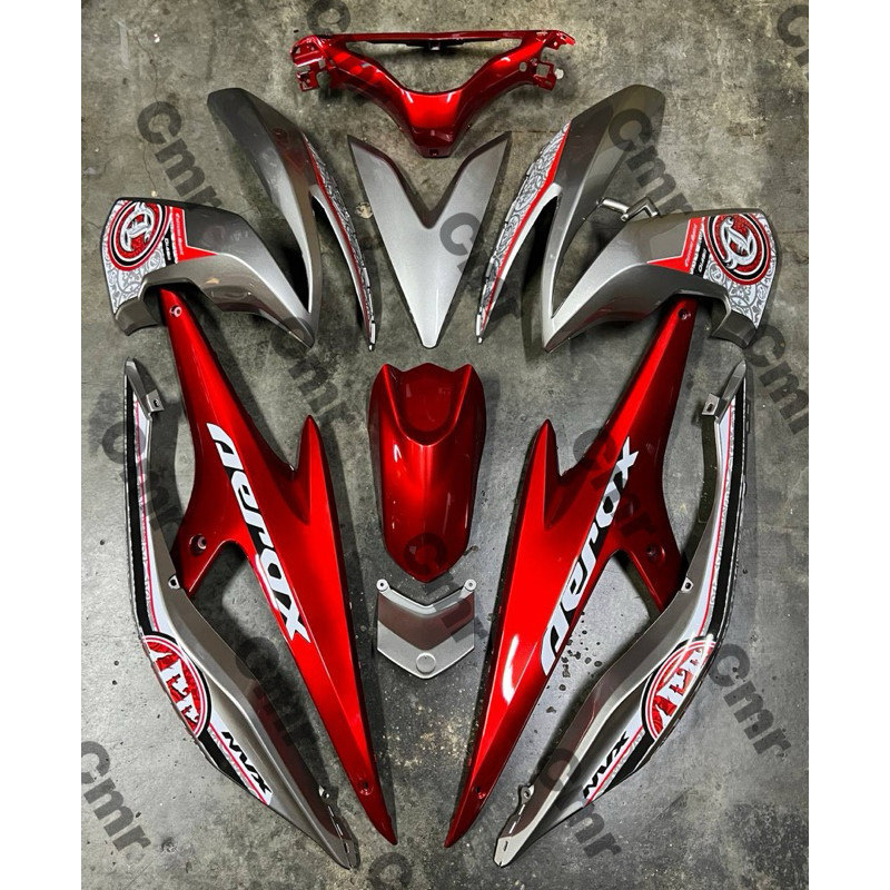 MERAH HITAM Cover Set Nvx V1 Red Batik Blue Batik Black Batik Ready to ...