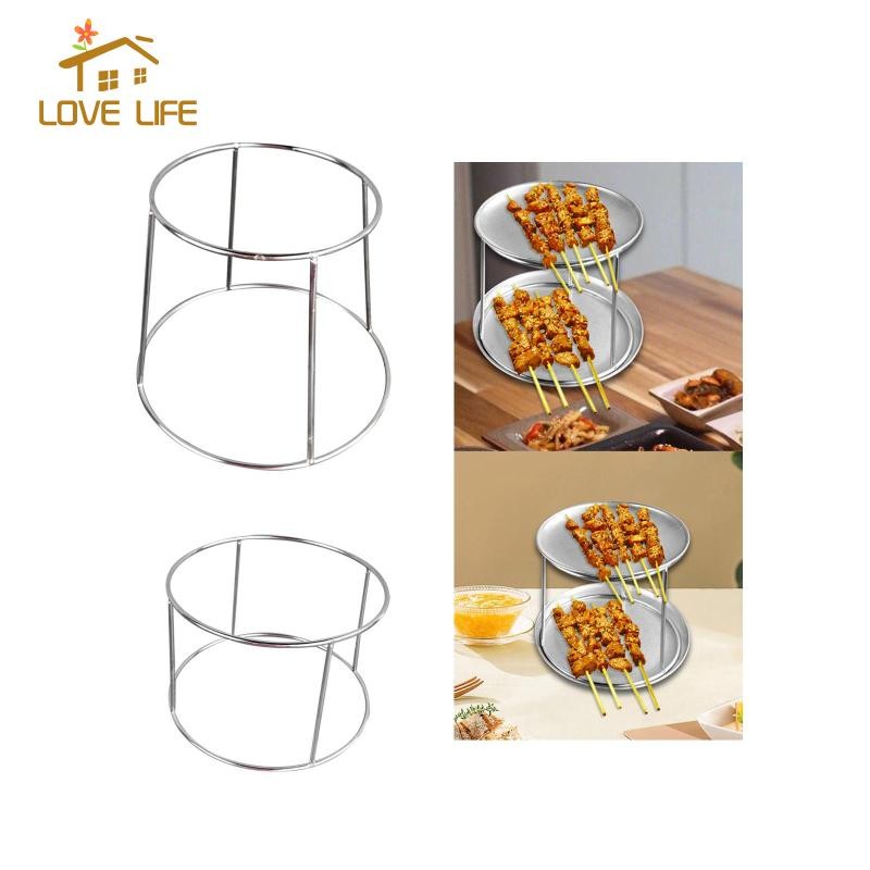 [Whfashion] 2 Tier Seafood Tray Rack Food Serving Riser Display Riser ...