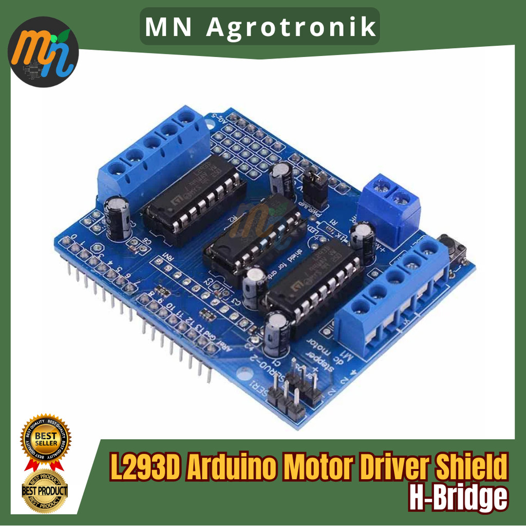 L293d Arduino Motor Driver Shield H-Bridge UNO Mega | Shopee Philippines