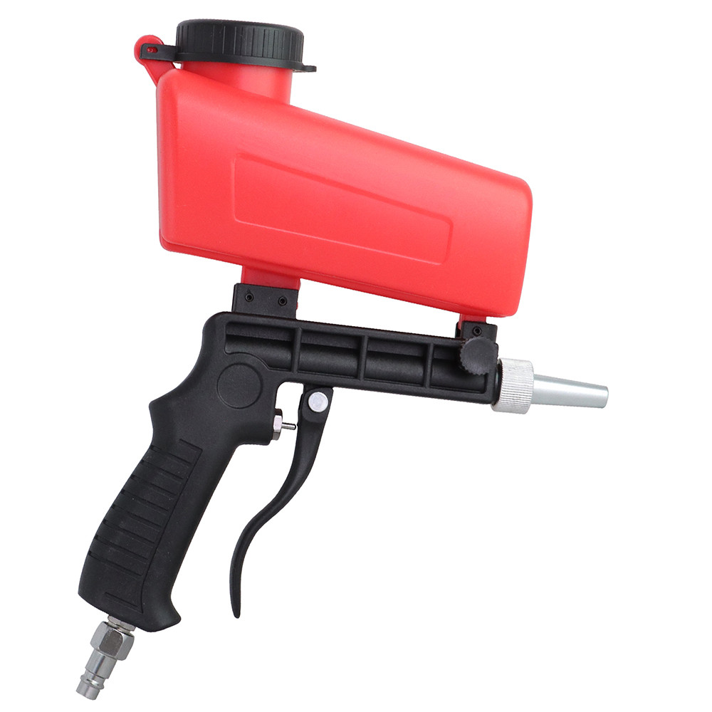 90PSI Portable Gravity Sandblasting Gun Pneumatic Rust Blasting Device ...