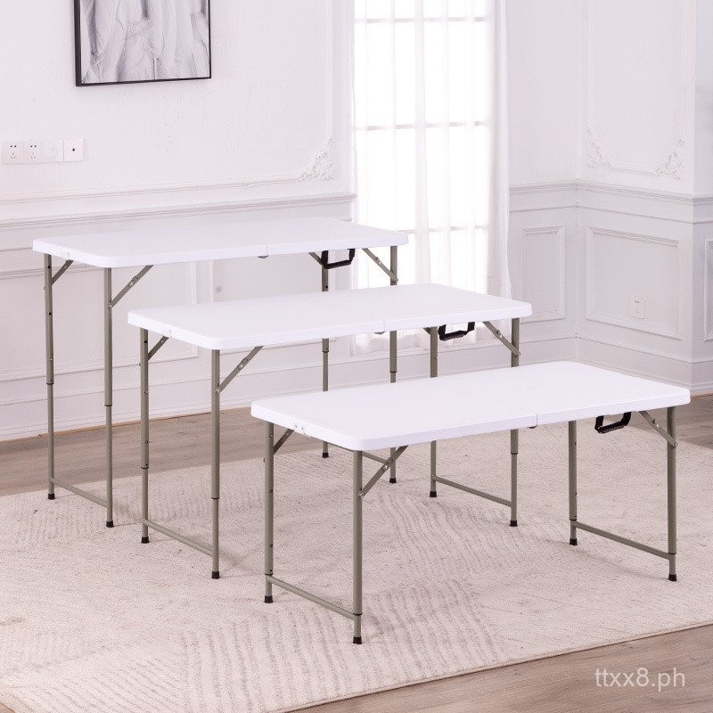 Outdoor Folding Table Waterproof Stall Table Portable Retractable Desk ...