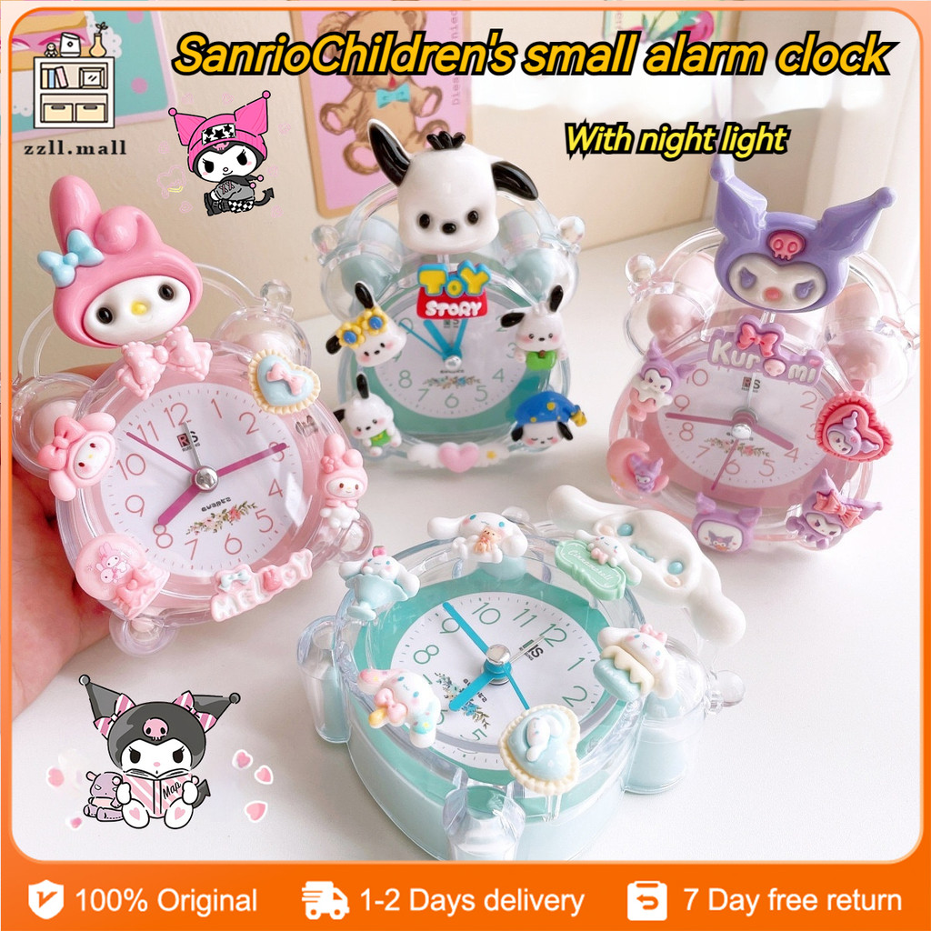 preferred Sanrio Bedroom Alarm Clock Kuromi Cinamonroll My Melody ...