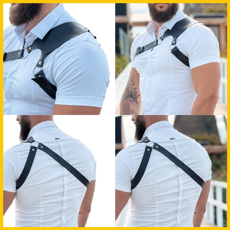 ALL Men Body Chest Belt Men Body Chest Harness Belt Halloween Cosplay ...