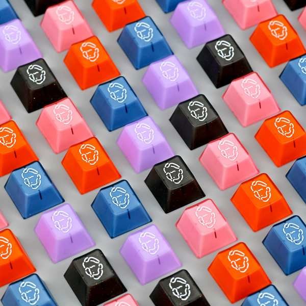 keycaps Keyreative Big Artist Van Gogh Self-Portrait Two-Tone PBT ...