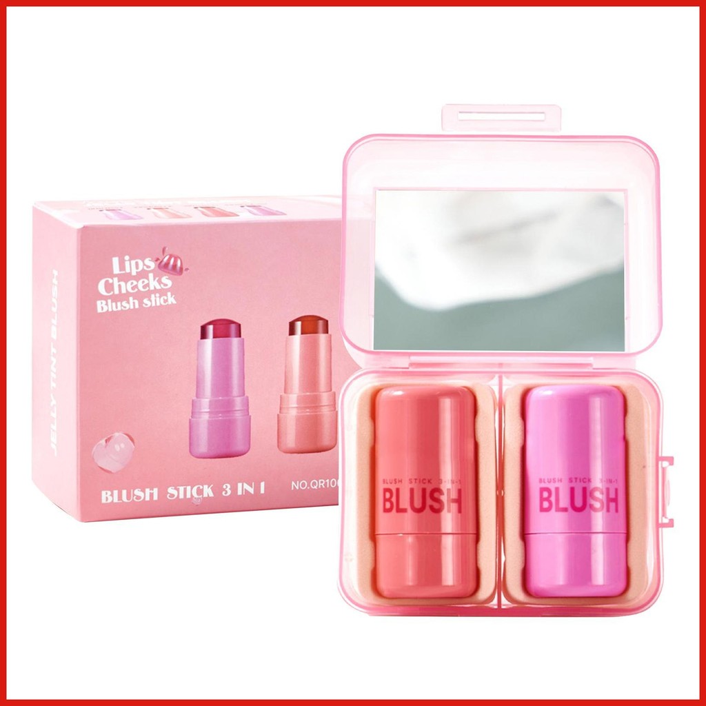 Jelly Blush Set Milk Jelly Blush Stick Blush Set Cooling Water Face ...