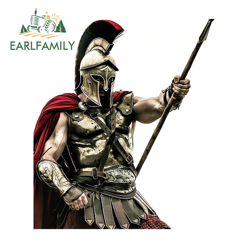 EARLFAMILY 13cm Spartan Warrior Car Stickers Windows Campervan Racing ...