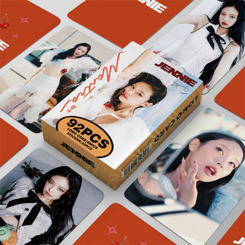 KPOP 92pcs/box BLACKPINK Photocards JENNIE SOLO Mantra KPOP LOMO Card ...