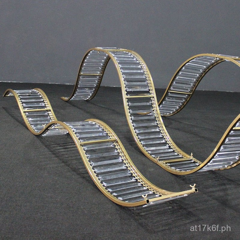 Wrought Iron Crystal Wave Road Guide S Shaped Wrought Iron Grid Road ...
