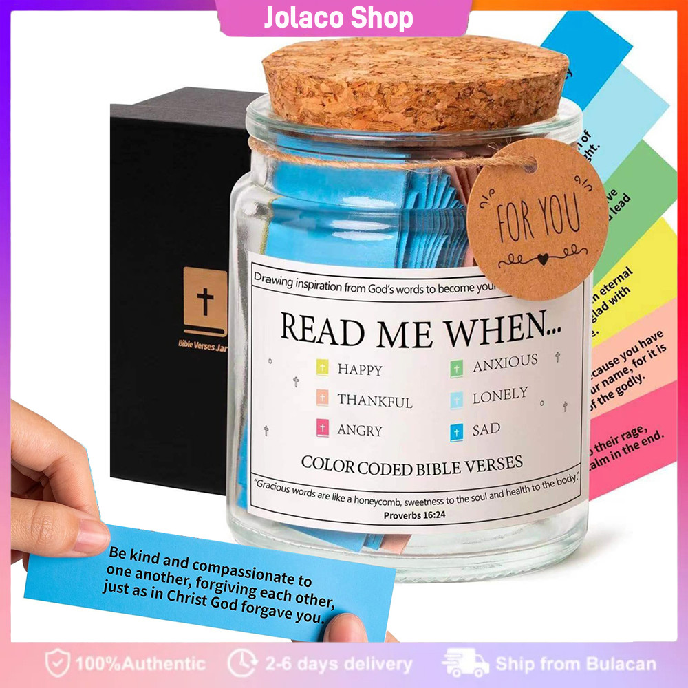Bible Verses in a Jar Small & Creative Colorful Bible Verses Jars Holy ...