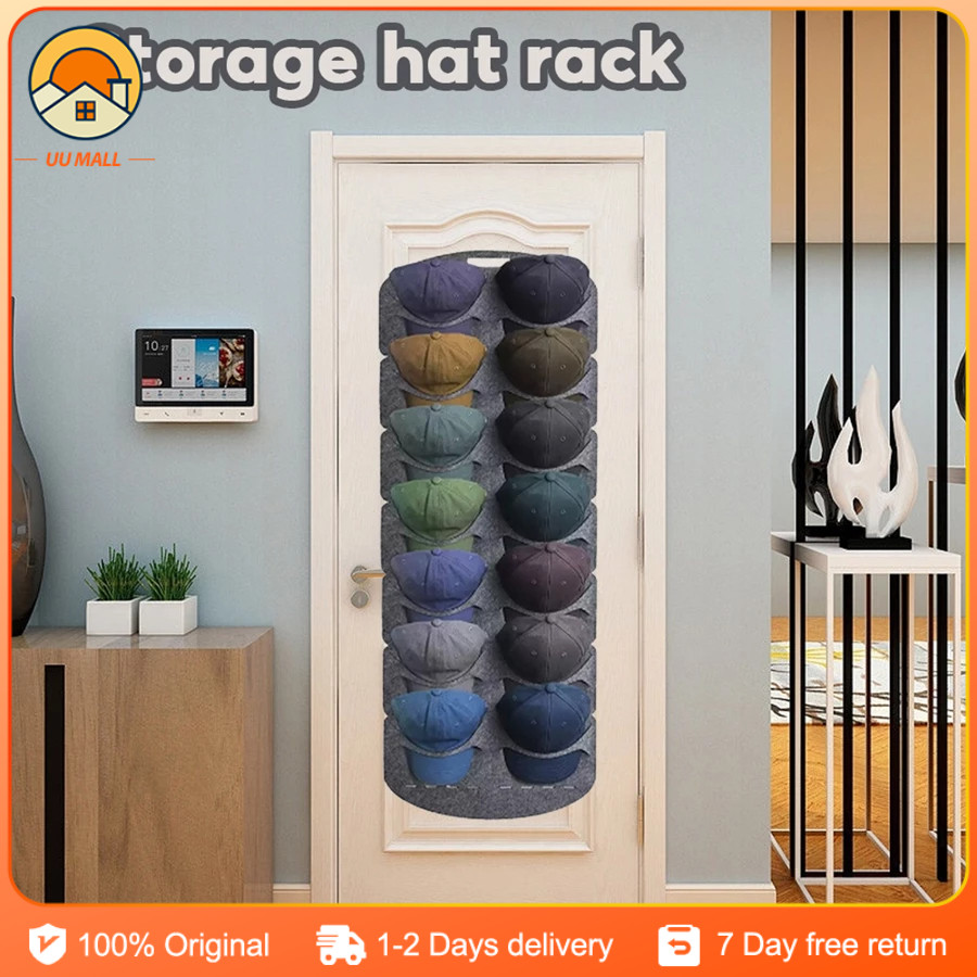 Felt baseball cap display rack wall mounted cap storage rack hat ...