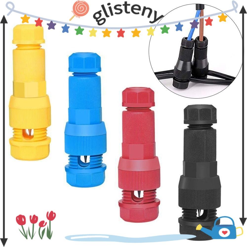 GLISTENY Electrical Cable Connector, Waterproof Low Voltage Fastlock ...