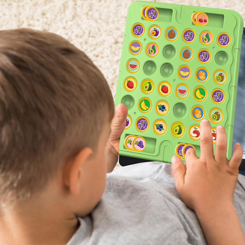 2 In1 Flip Chess Board Game Kids Toy, Creative Educational Training ...