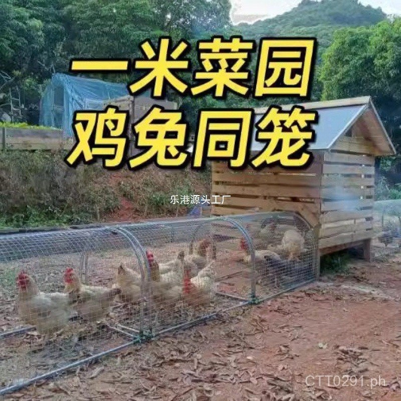 Mobile Free-Range Chicken Run Chicken Track Walking Tunnel Net Chicken ...
