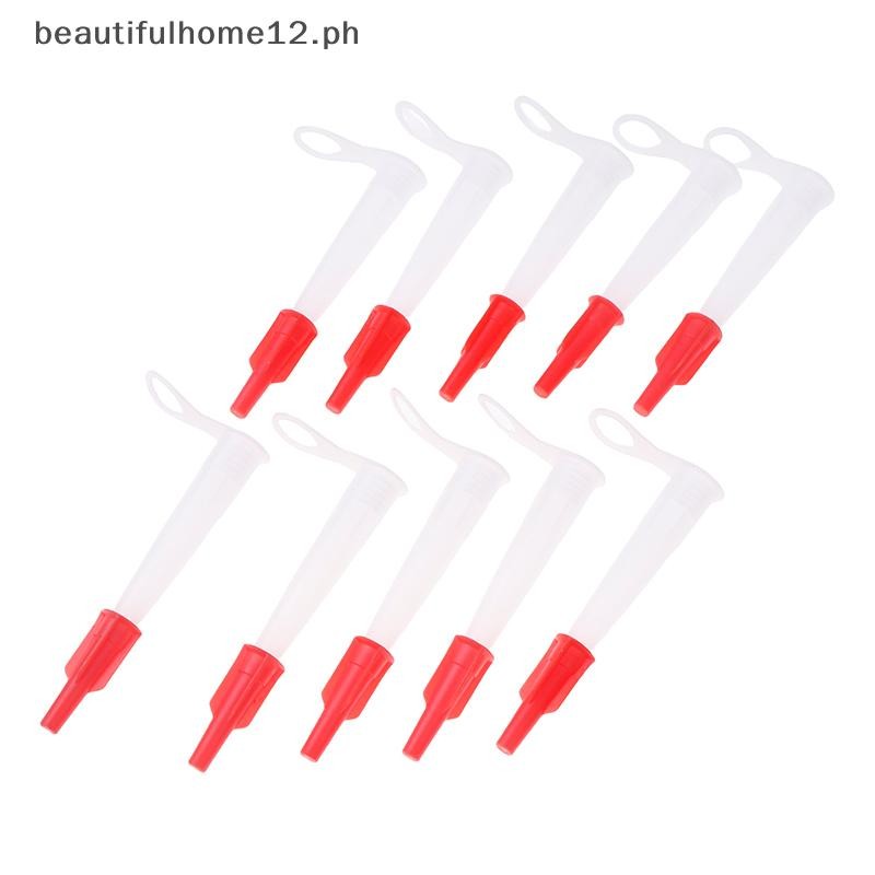 [BFPH] 10PCS Caulking Nozzle Pack Silicone Tube Nozzle Cap Re-Sealable ...