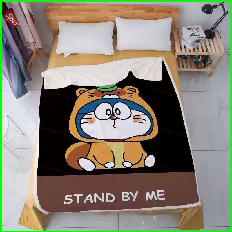 JX1 Doraemon Cartoon Blanket Home Children Bedroom Office Napping Warm ...