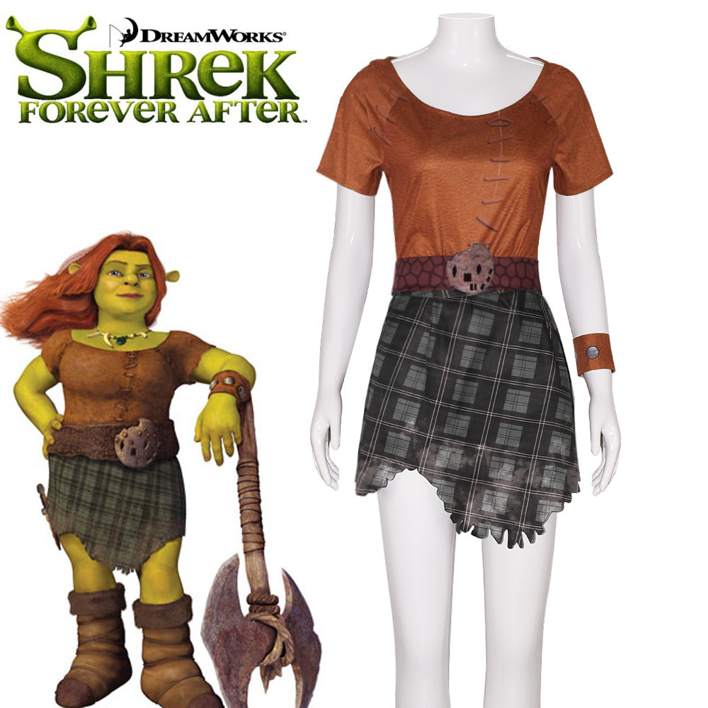 [Ready ] Monster Shrek Fiona Princess cosplay Stage Performance Costume ...