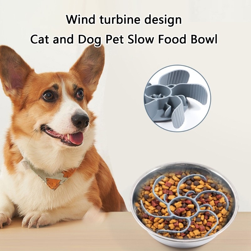 Seas Pet Slow Feeder Bowl Insert with Strong Suction Cup Silicone ...